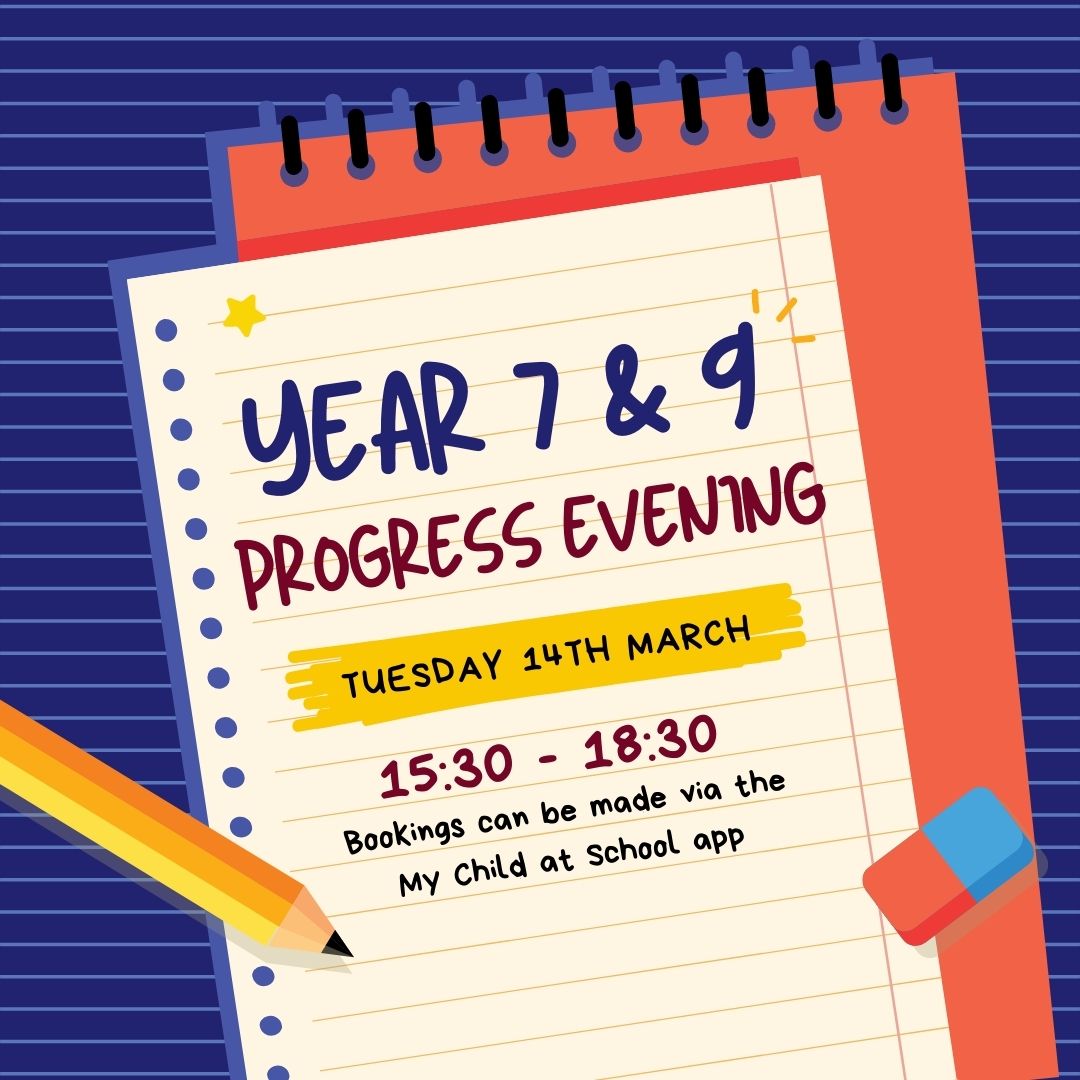 Year 7 & 9 Progress Evening - The Laurel Academy
